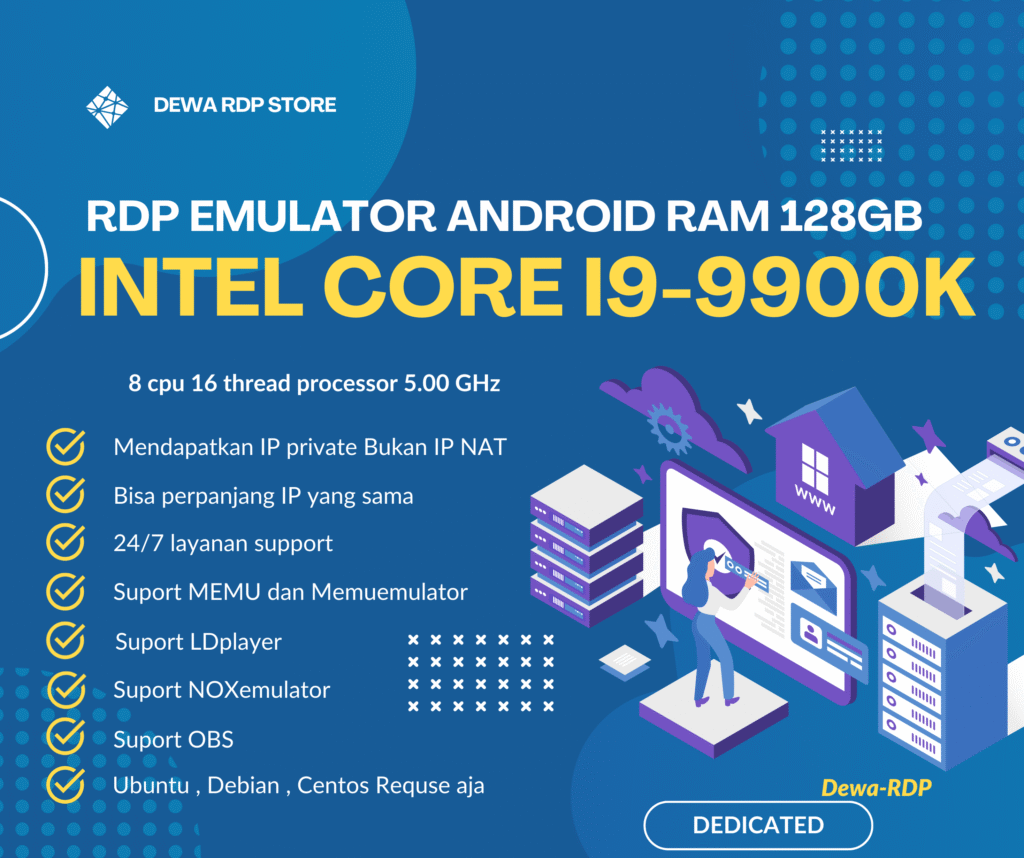 intel core i9 9900k ram 128gb rdp windows emulator Maximal 50 tab Memuplay emulator - dewa RDP